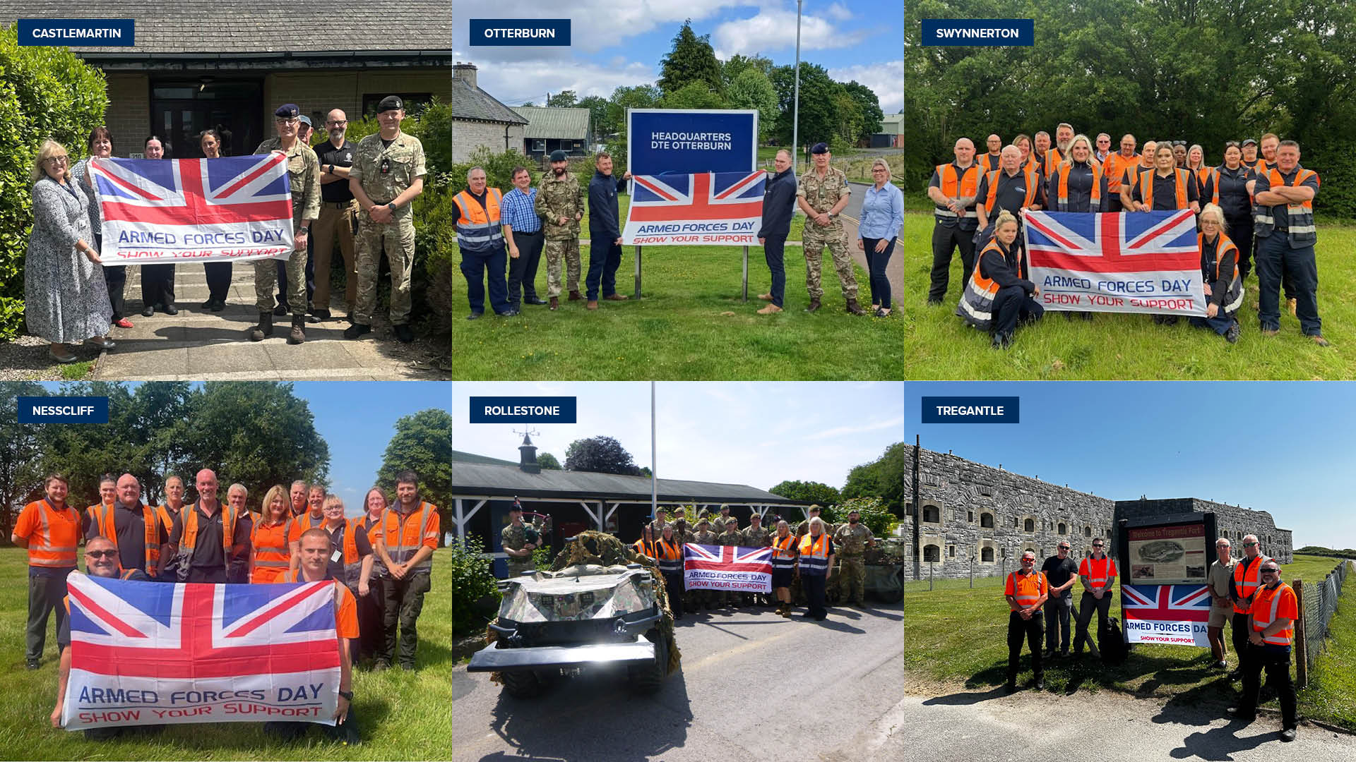 LANDMARC FLIES THE FLAG ACROSS THE DEFENCE TRAINING ESTATE TO MARK THE ...