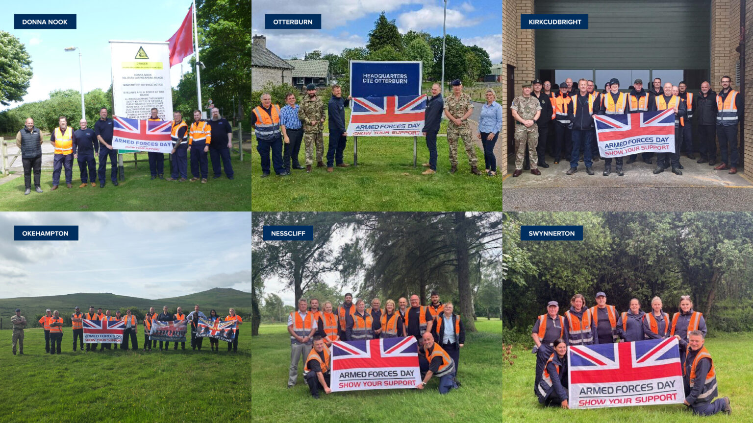 LANDMARC RAISES THE FLAG ACROSS THE TRAINING ESTATE TO MARK ARMED ...